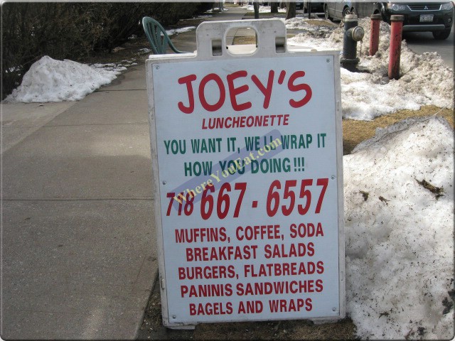 Joey's Luncheonette Restaurant in Staten Island / Menus & Photos