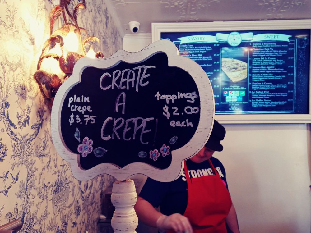 Mimi’s Famous Crepes Restaurant in St. Augustine / Menus & Photos