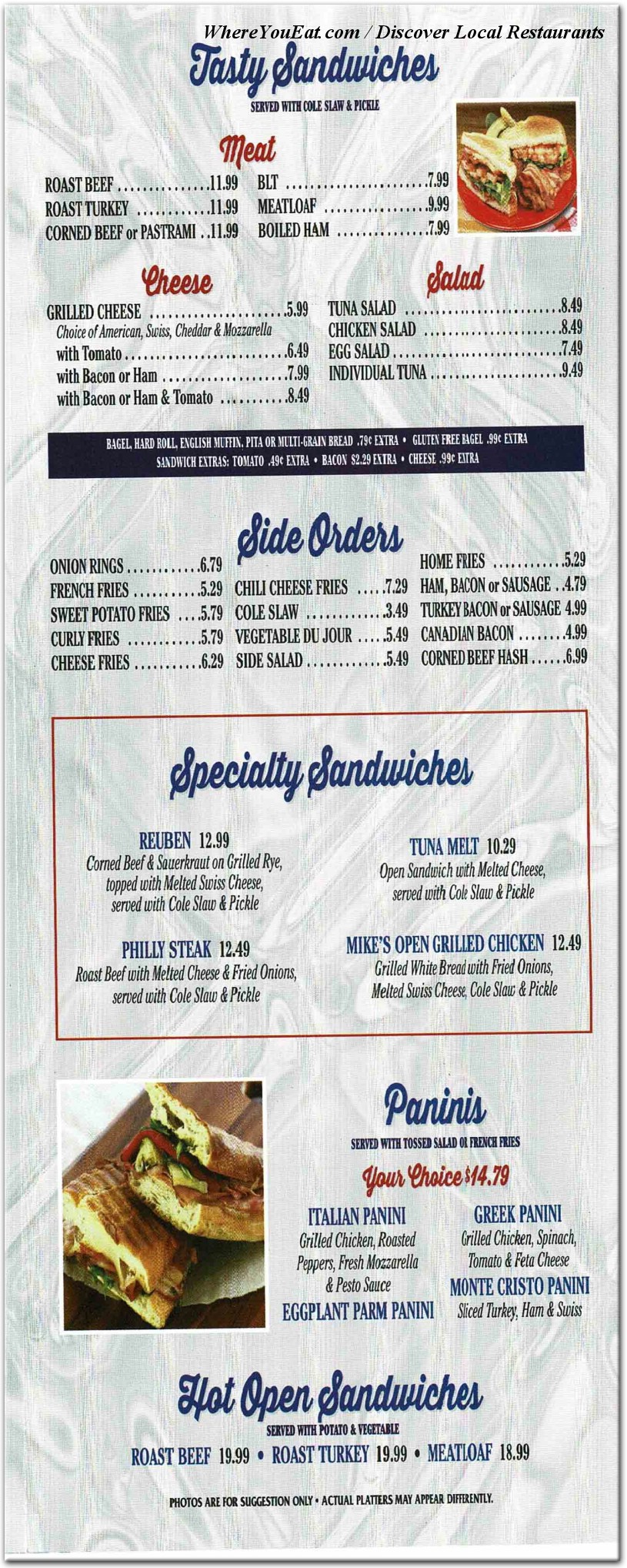 Mike's Diner of Brooklyn Restaurant in Brooklyn / Menus & Photos