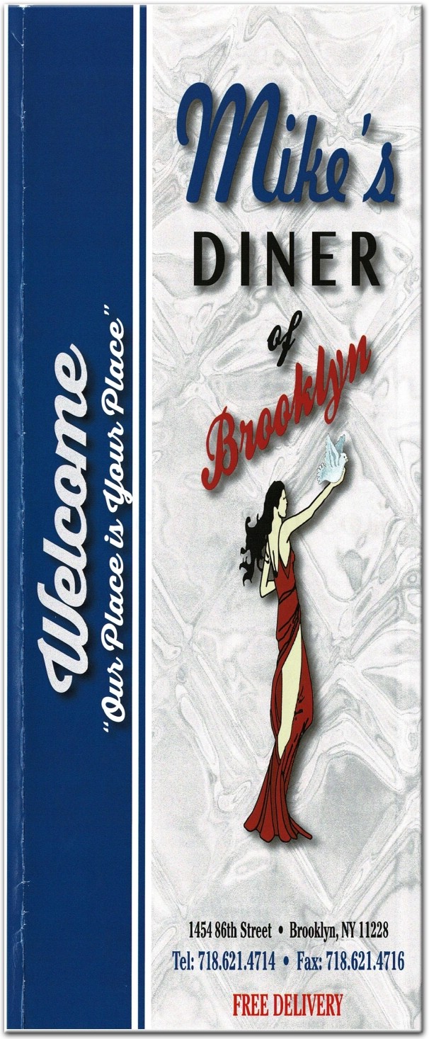 Mike's Diner of Brooklyn Restaurant in Brooklyn / Official Menus & Photos