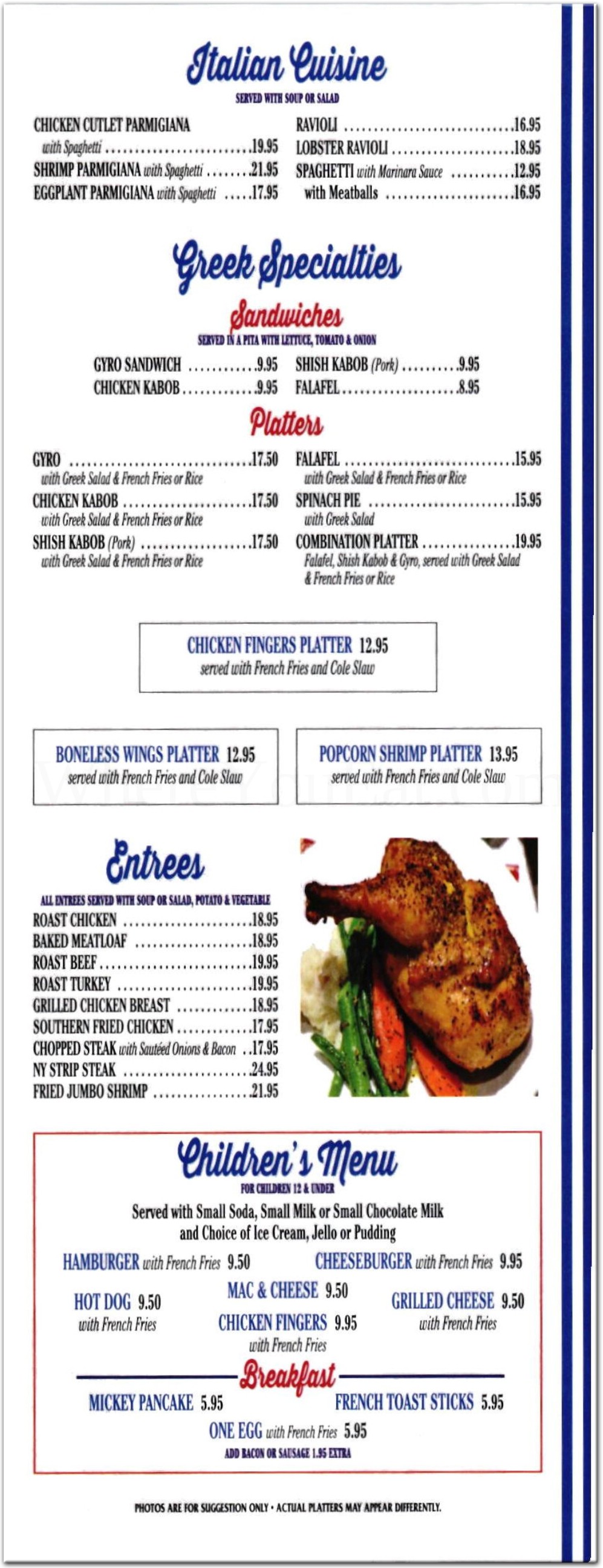 Mike's Diner of Brooklyn Restaurant in Brooklyn / Official Menus & Photos