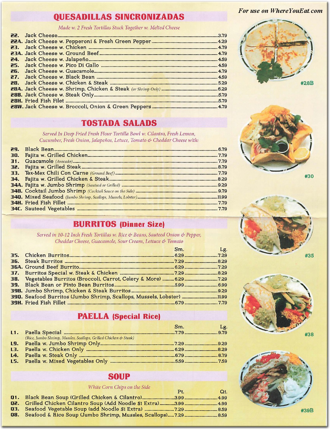 Fresh Taco Restaurant in Queens / Menus & Photos