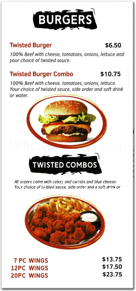 Twisted Wings Restaurant in Brooklyn / Official Menus & Photos