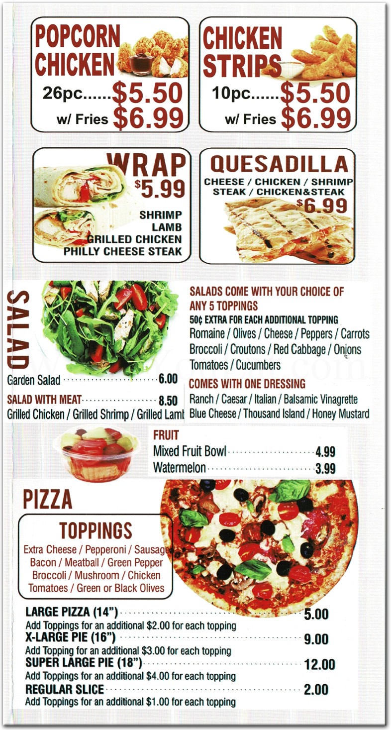 Mannys Pizza Burger Fried Chicken Restaurant in Brooklyn / Official ...