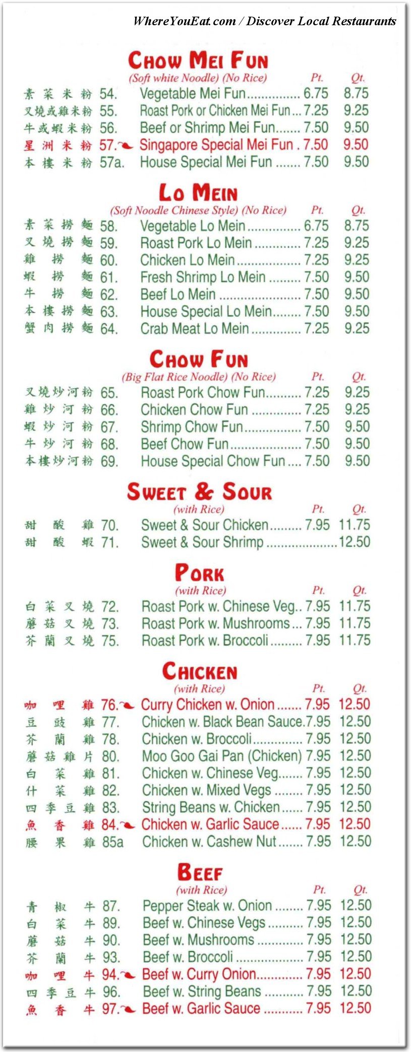 New King Wok Restaurant in Brooklyn / Menus & Photos