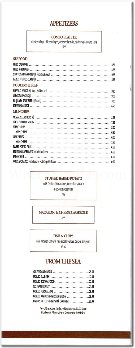 Mirage Diner Restaurant in Brooklyn / Menus & Photos