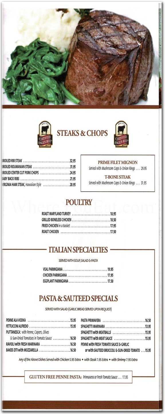 Mirage Diner Restaurant in Brooklyn / Menus & Photos