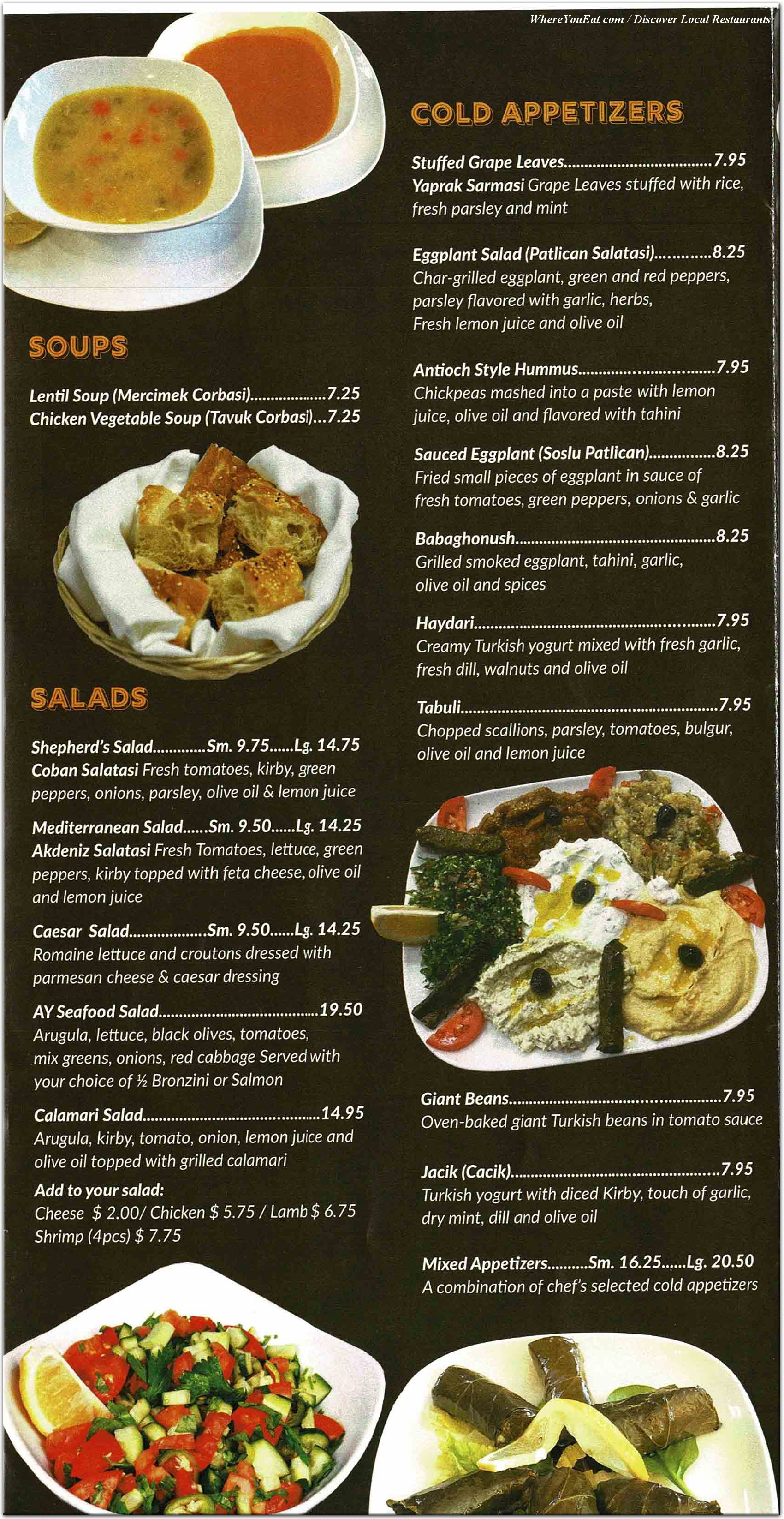 AY Kebab Restaurant in Brooklyn / Menus & Photos