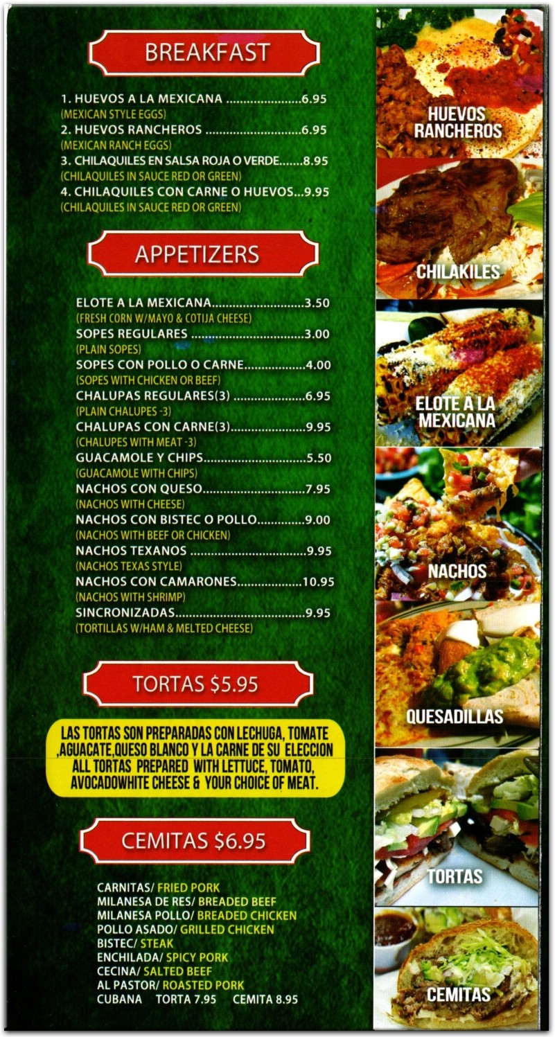 Taco Santana Restaurant in Brooklyn / Menus & Photos