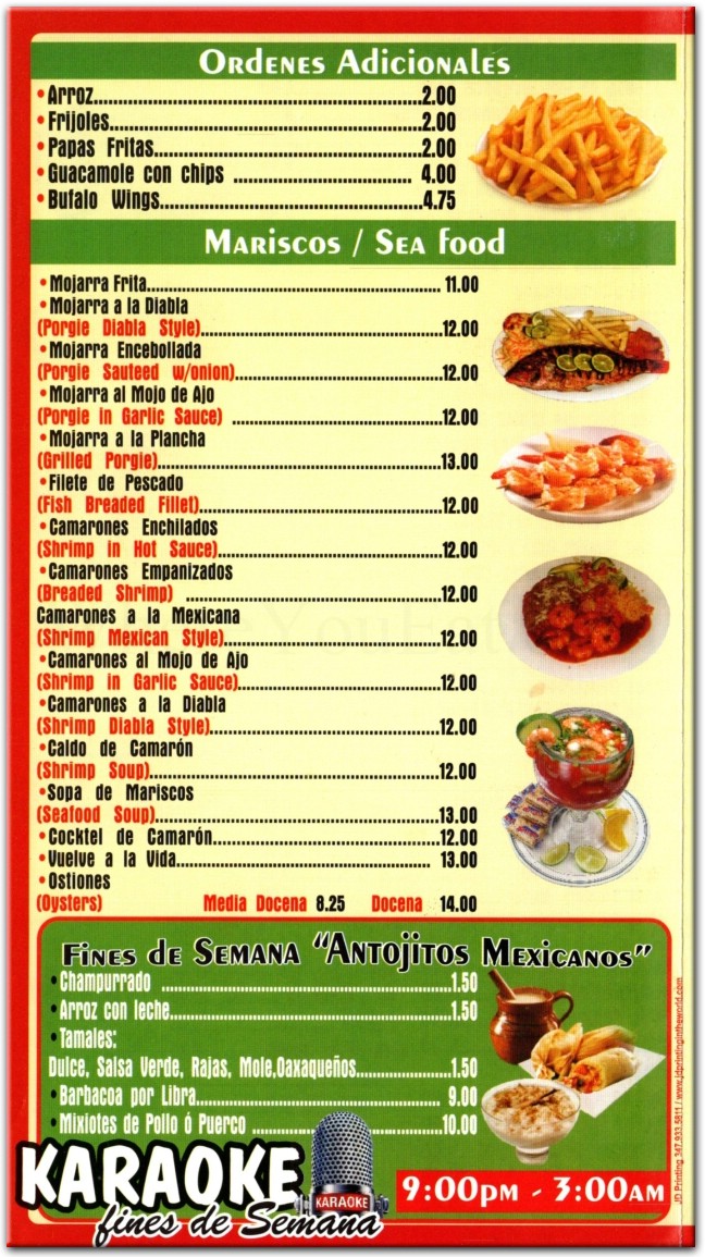 El Mirador Restaurant in Brooklyn / Menus & Photos