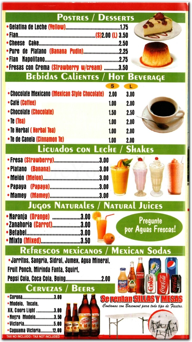 El Mirador Restaurant in Brooklyn / Menus & Photos