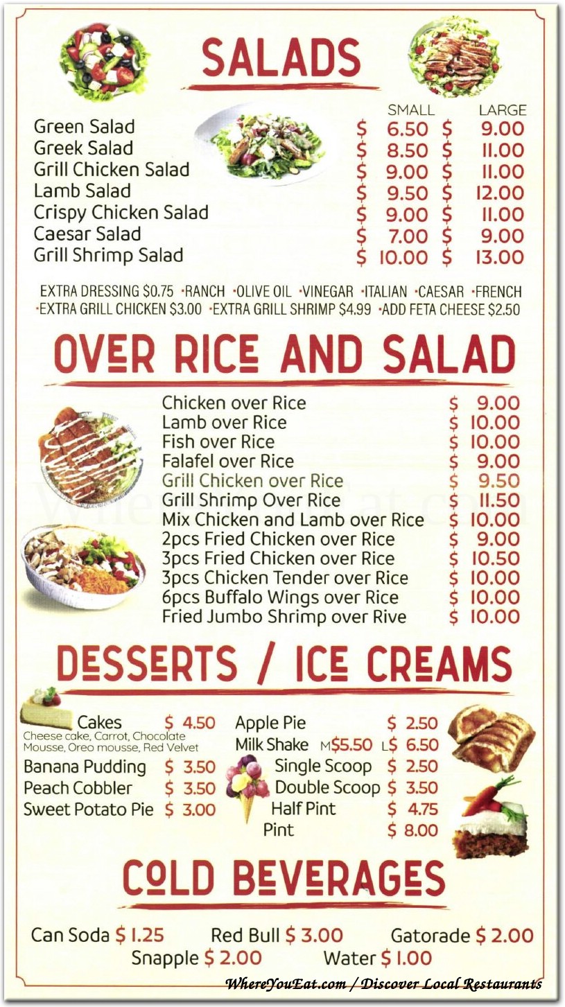 King Royal Fried Chicken Restaurant in Brooklyn / Menus & Photos