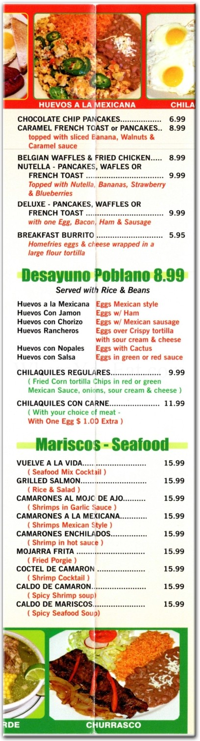 El Ranchito Poblano Restaurant in Brooklyn / Menus & Photos