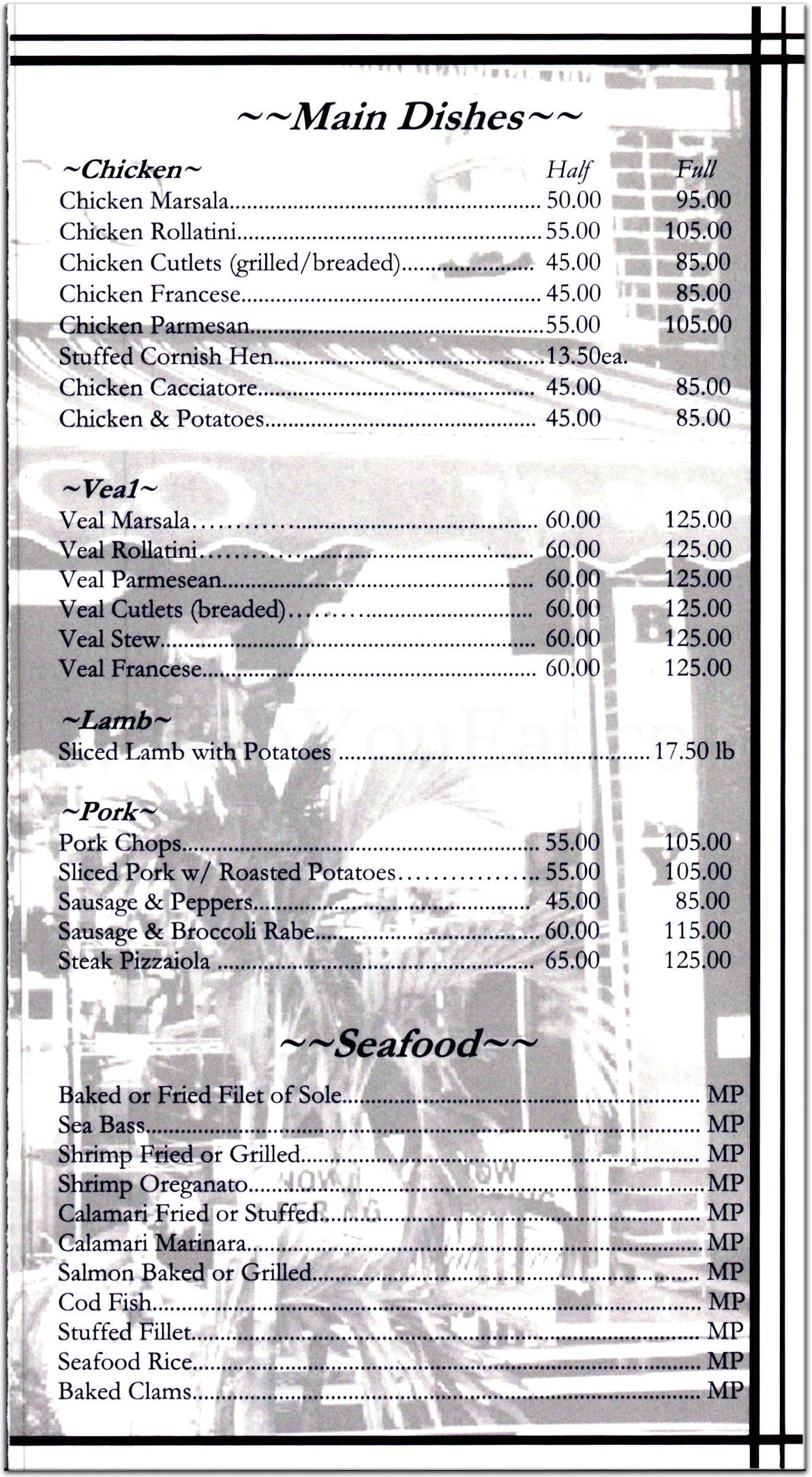 Paneantico Restaurant in Brooklyn / Official Menus & Photos