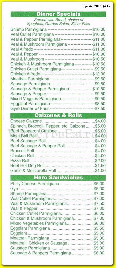 Lenny's Restaurant in Brooklyn / Official Menus & Photos