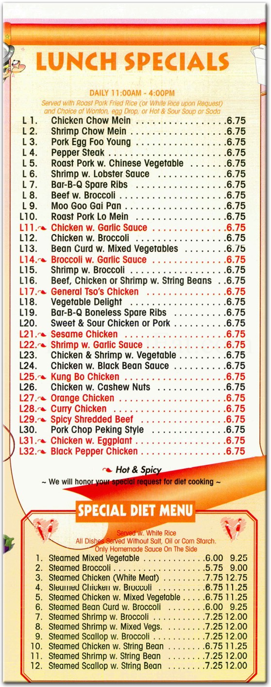 Lee Garden Menu Guam | Fasci Garden