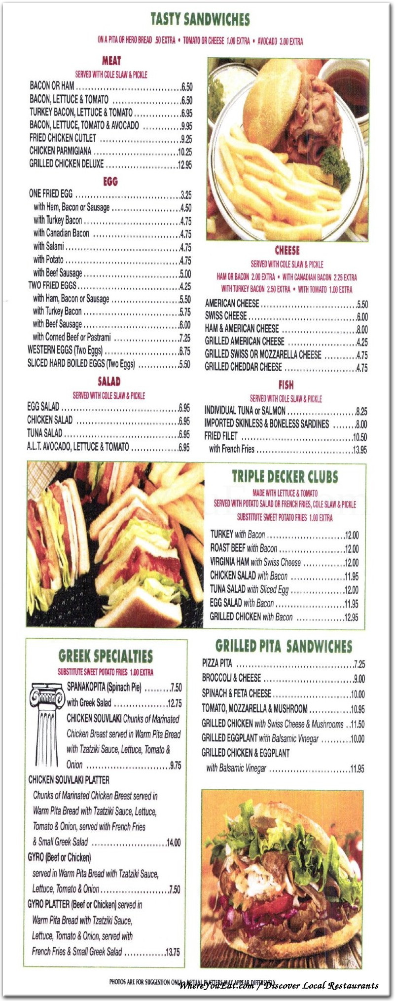 Spiro's Restaurant Restaurant in Brooklyn / Menus & Photos