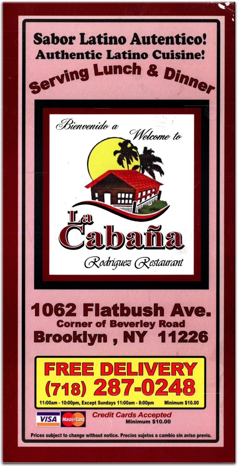 La Cabana Restaurant in Brooklyn / Menus & Photos