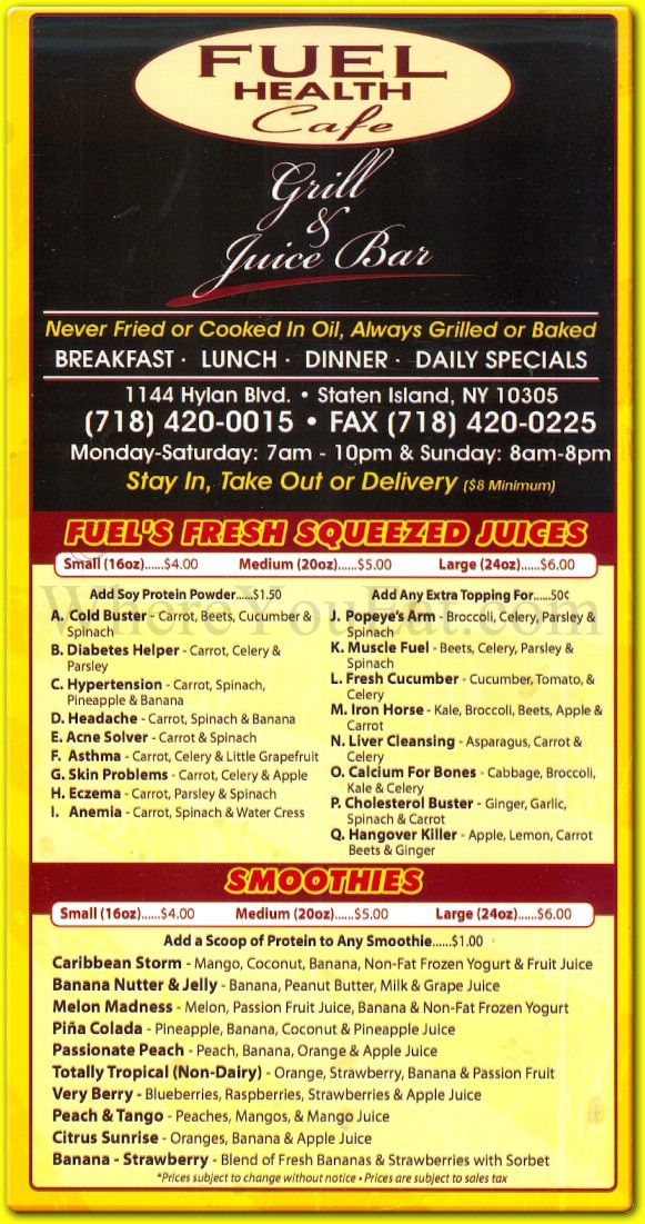 Everyone's Cafe-CLOSED Restaurant in Staten Island / Menus & Photos