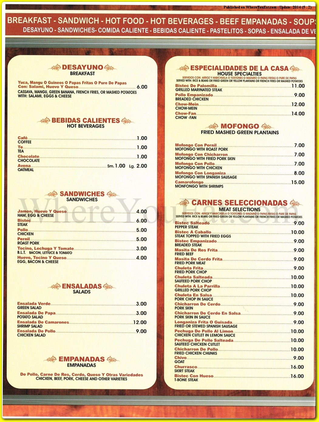 Kalina Restaurant in Brooklyn / Menus & Photos