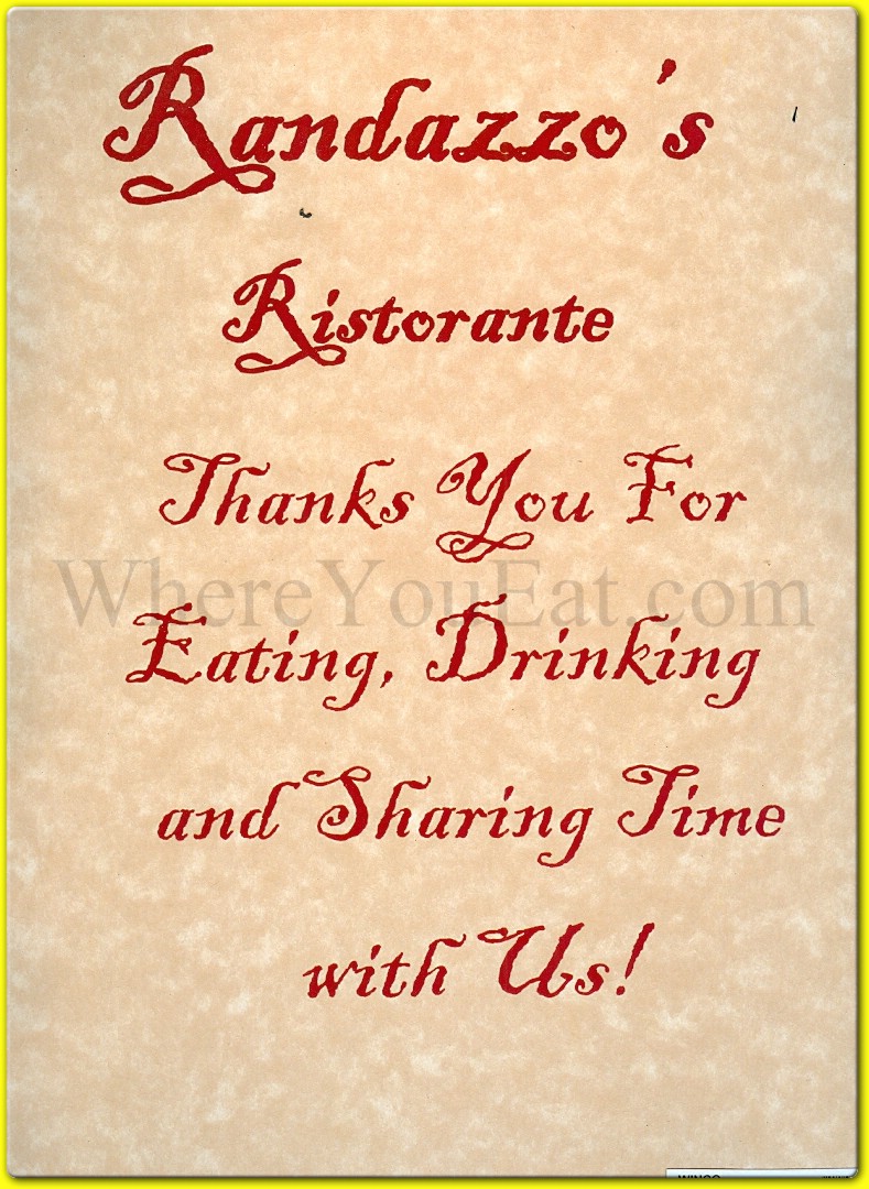Randazzos Restaurant in Staten Island / Menus & Photos