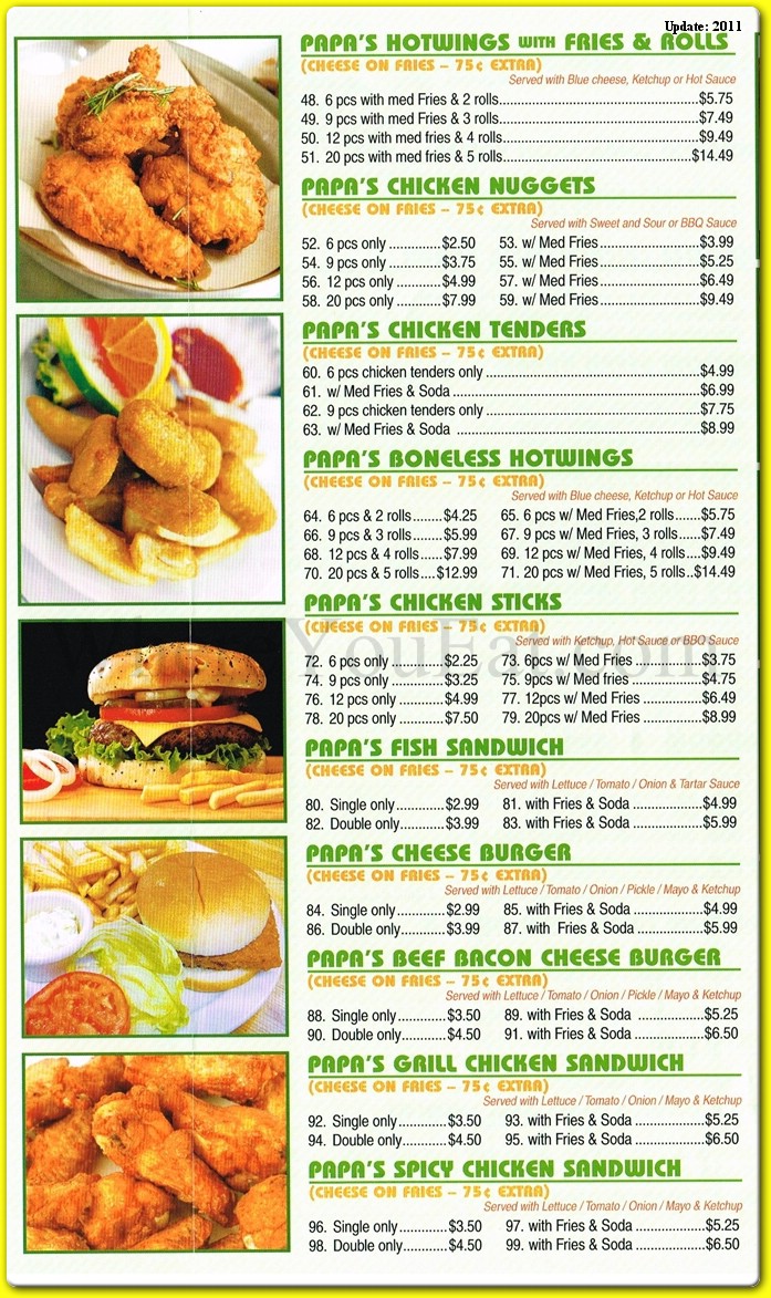 Papa's Kebab-CLOSED Restaurant in Staten Island / Menus & Photos