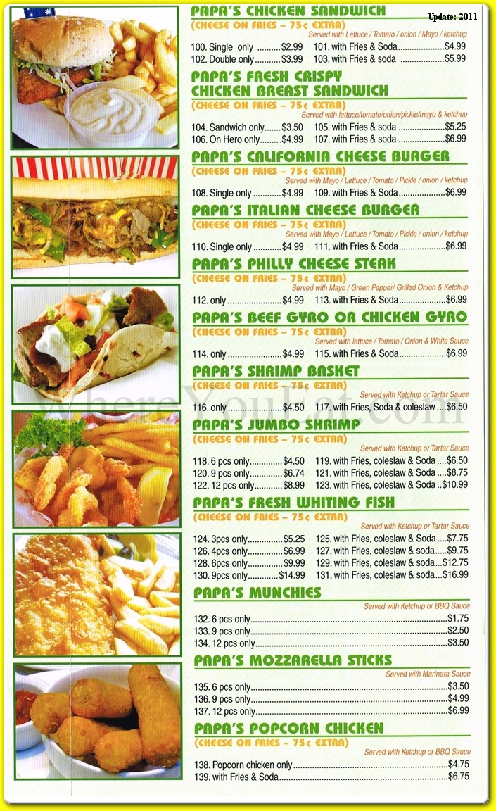 Papa's Kebab-CLOSED Restaurant in Staten Island / Menus & Photos