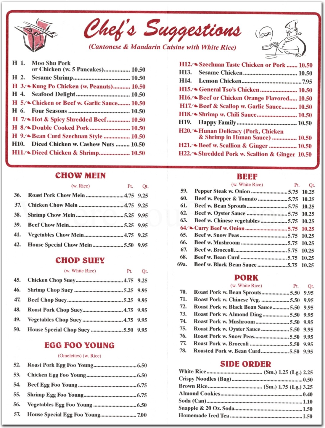 Ten Full Restaurant in Queens / Official Menus & Photos