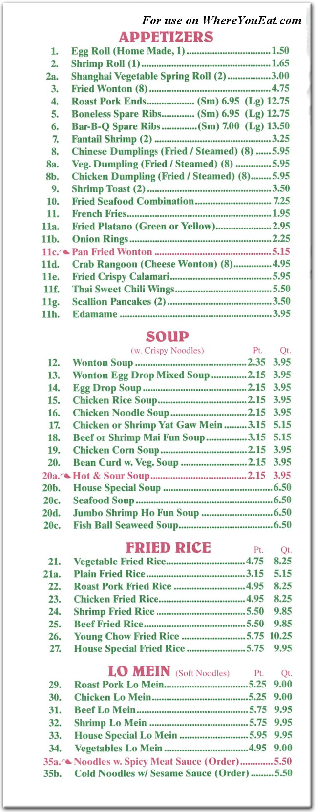 Ten Full Restaurant in Queens / Menus & Photos