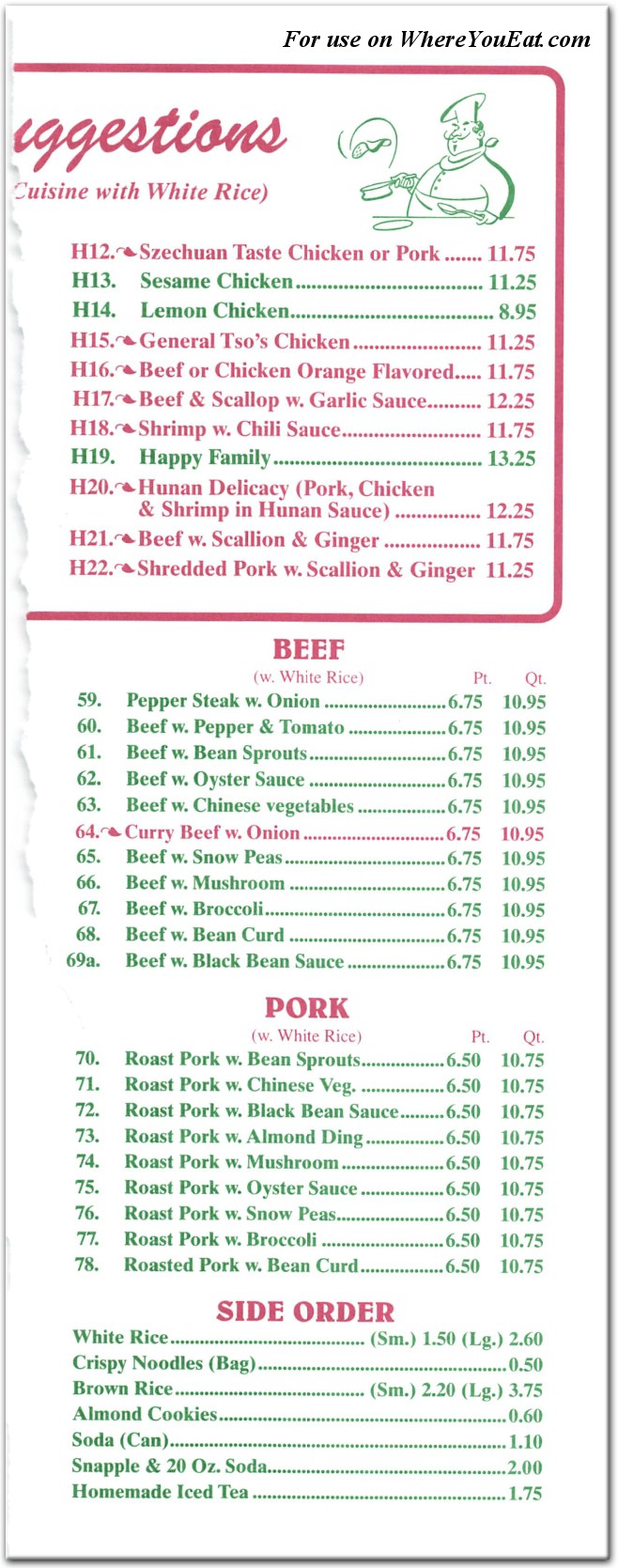 Ten Full Restaurant in Queens / Menus & Photos