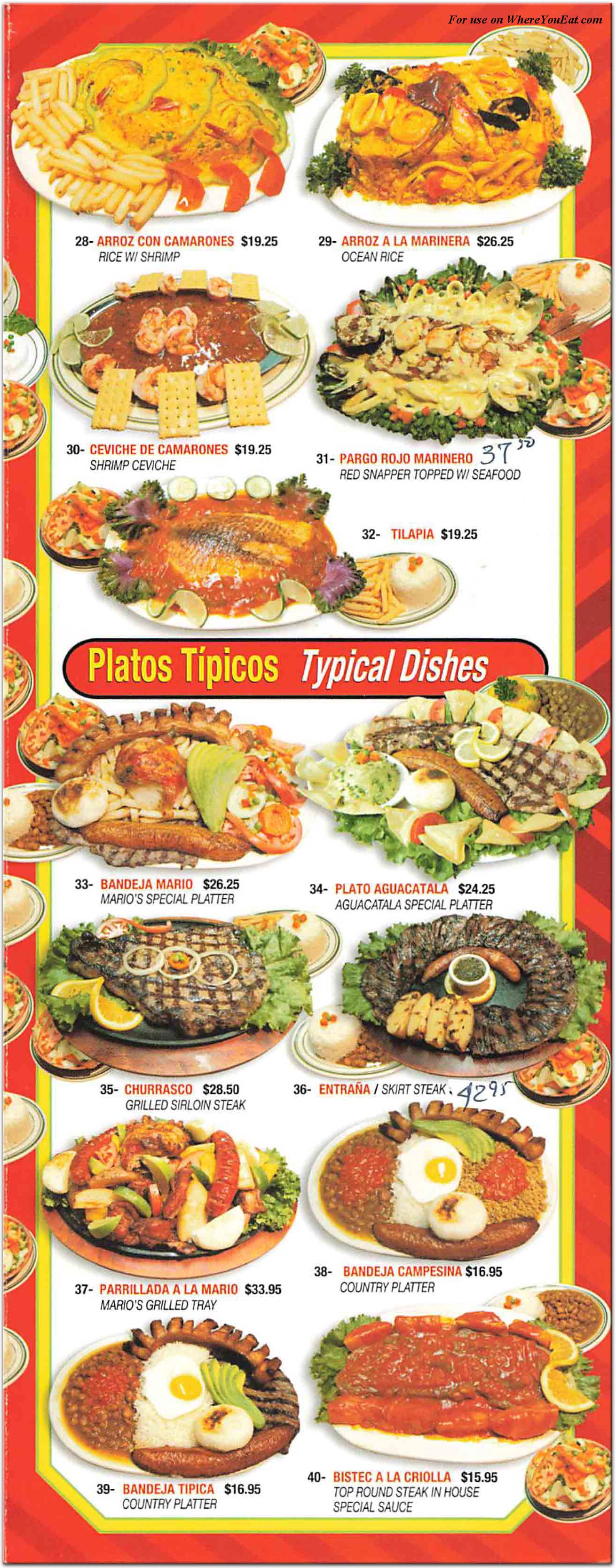 Pollos Mario Restaurant in Queens / Menus & Photos