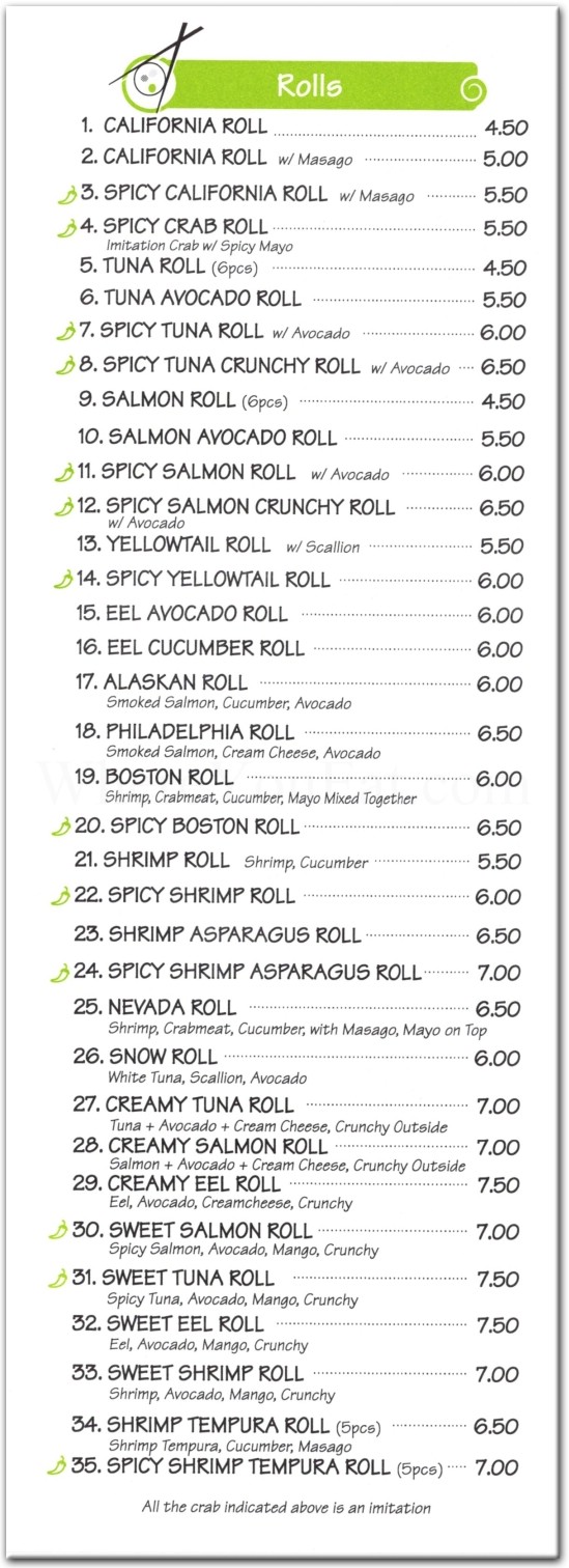 Sushi Time Restaurant in Queens / Official Menus & Photos