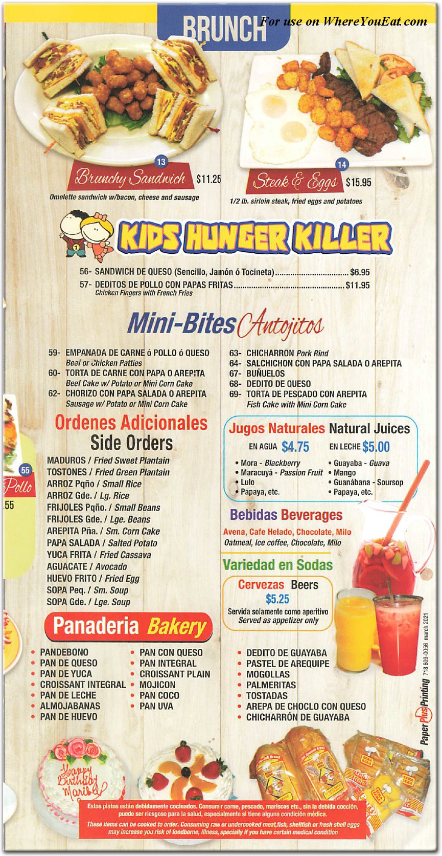 Seba Seba Restaurant in Queens / Menus & Photos