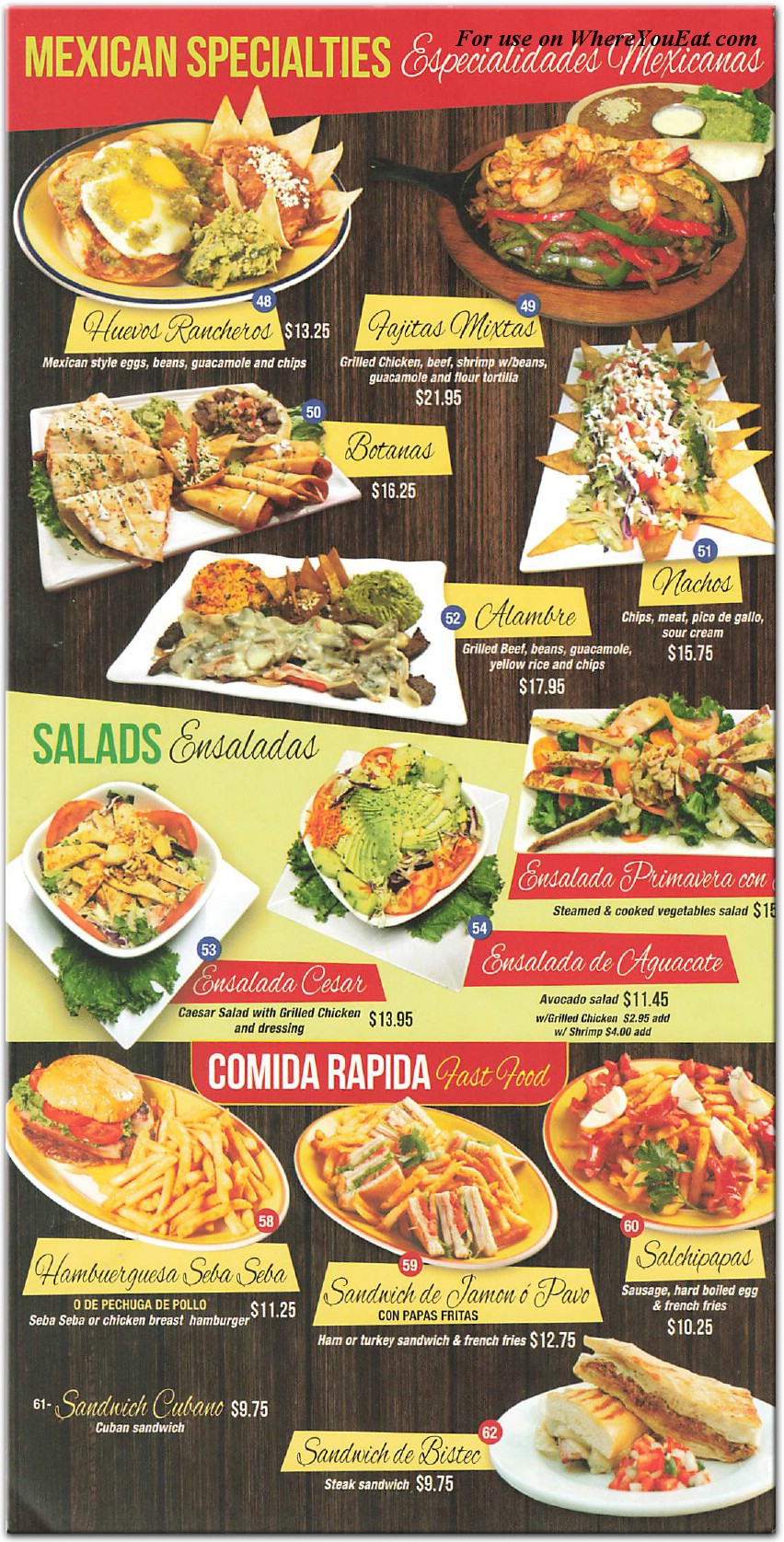 Seba Seba Restaurant in Queens / Menus & Photos