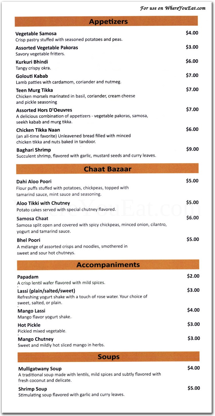 Tandoor Restaurant in Queens / Menus & Photos