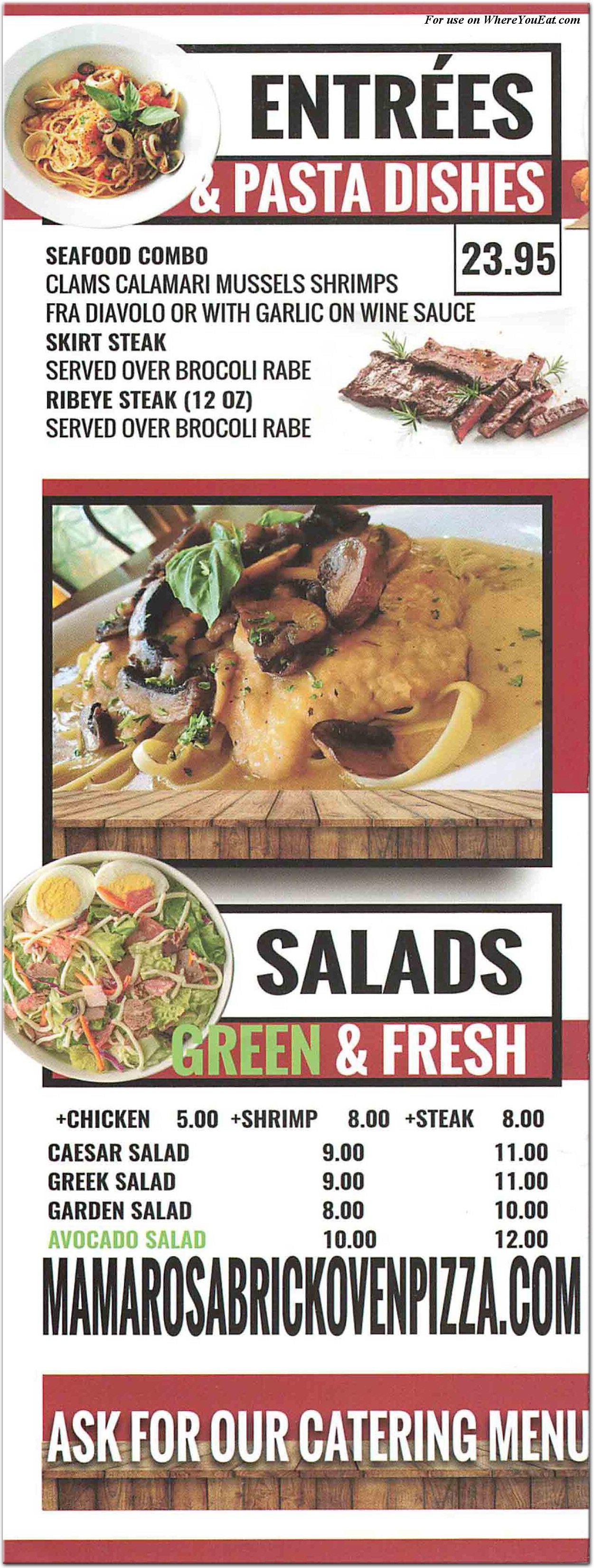 Mama Rosa Brick Oven Pizza Restaurant in Queens / Menus & Photos