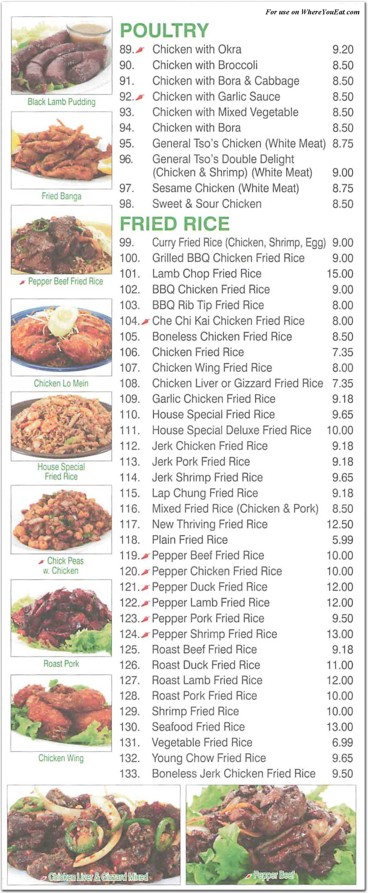 New Thriving Restaurant in Queens / Menus & Photos