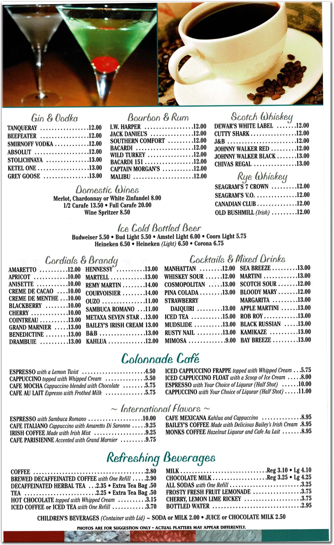 Colonnade Diner Restaurant in Staten Island / Official Menus & Photos
