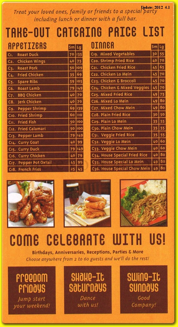 The Legend Cookhouse Restaurant in Queens / Menus & Photos