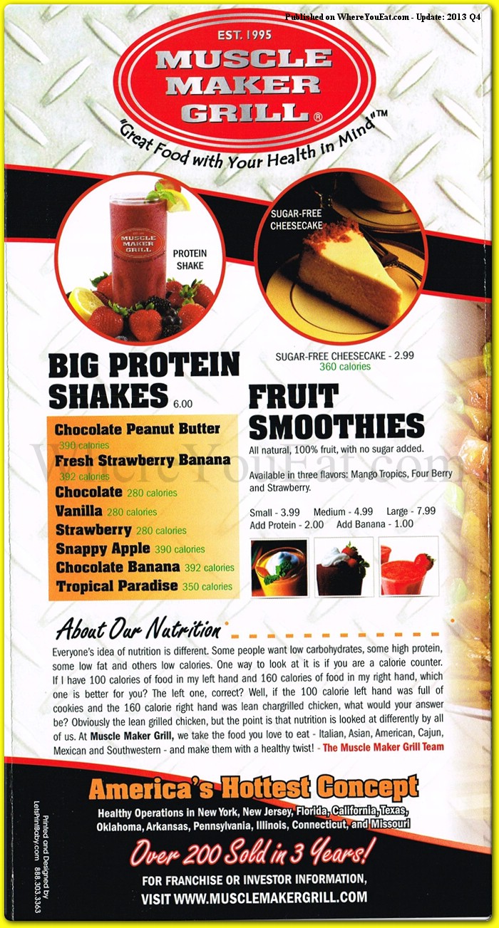 Muscle Maker Grill Restaurant in Brooklyn / Menus & Photos