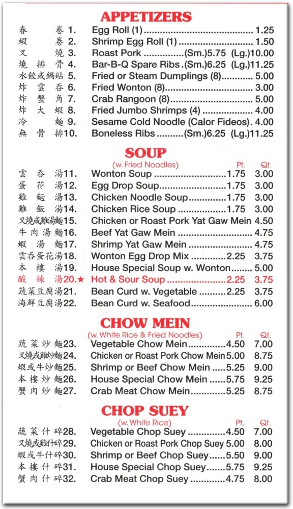 New Sing Sheng Restaurant in Queens / Menus & Photos