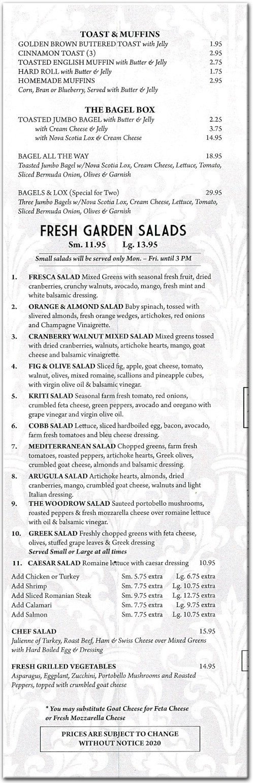 Woodrow Diner Restaurant in Staten Island / Menus & Photos