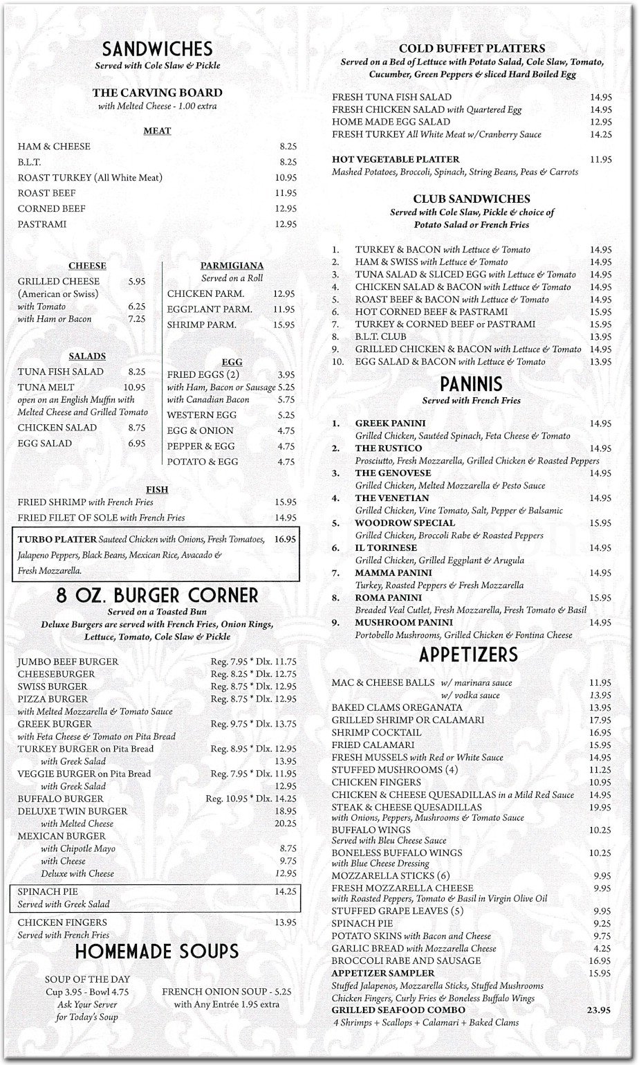 Woodrow Diner Restaurant in Staten Island / Menus & Photos