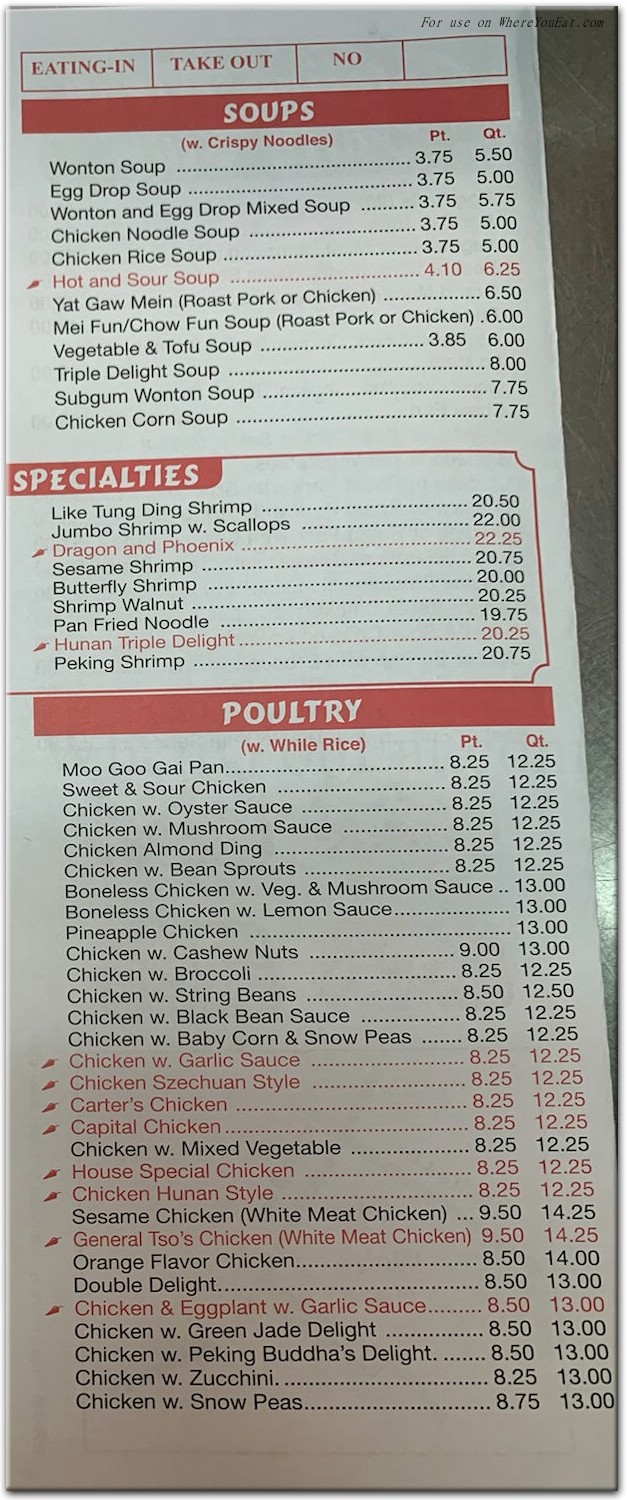 Peking Taste Restaurant in Staten Island / Official Menus & Photos
