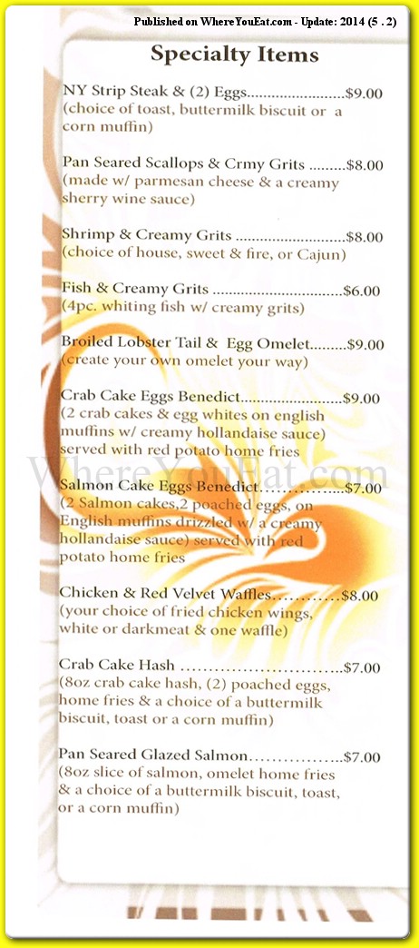 Bed-Stuy Fish Fry Restaurant in Brooklyn / Official Menus & Photos