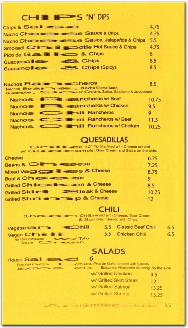 El Barrio Burrito Restaurant in Brooklyn / Official Menus & Photos