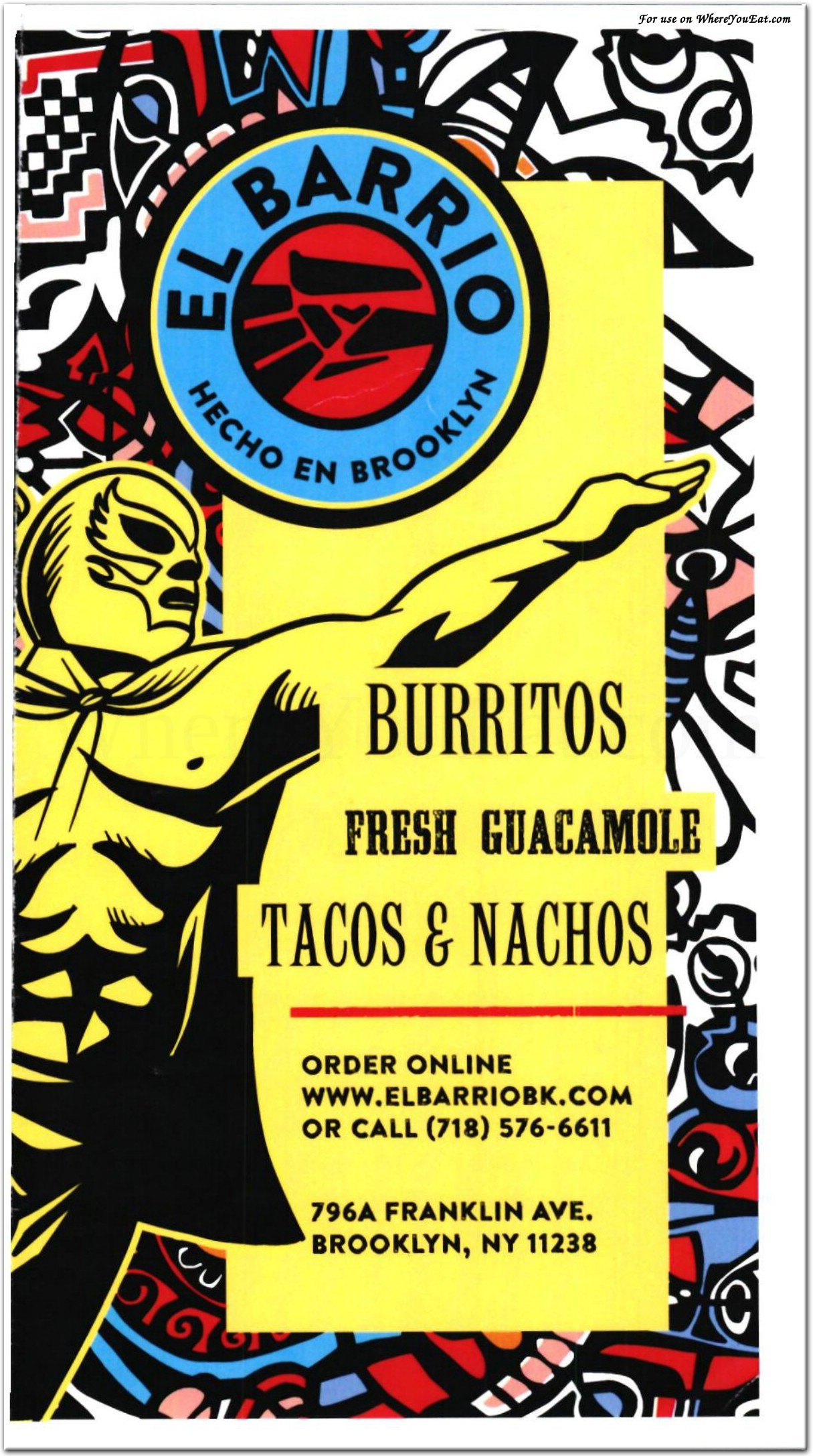 El Barrio Burrito Restaurant in Brooklyn / Menus & Photos