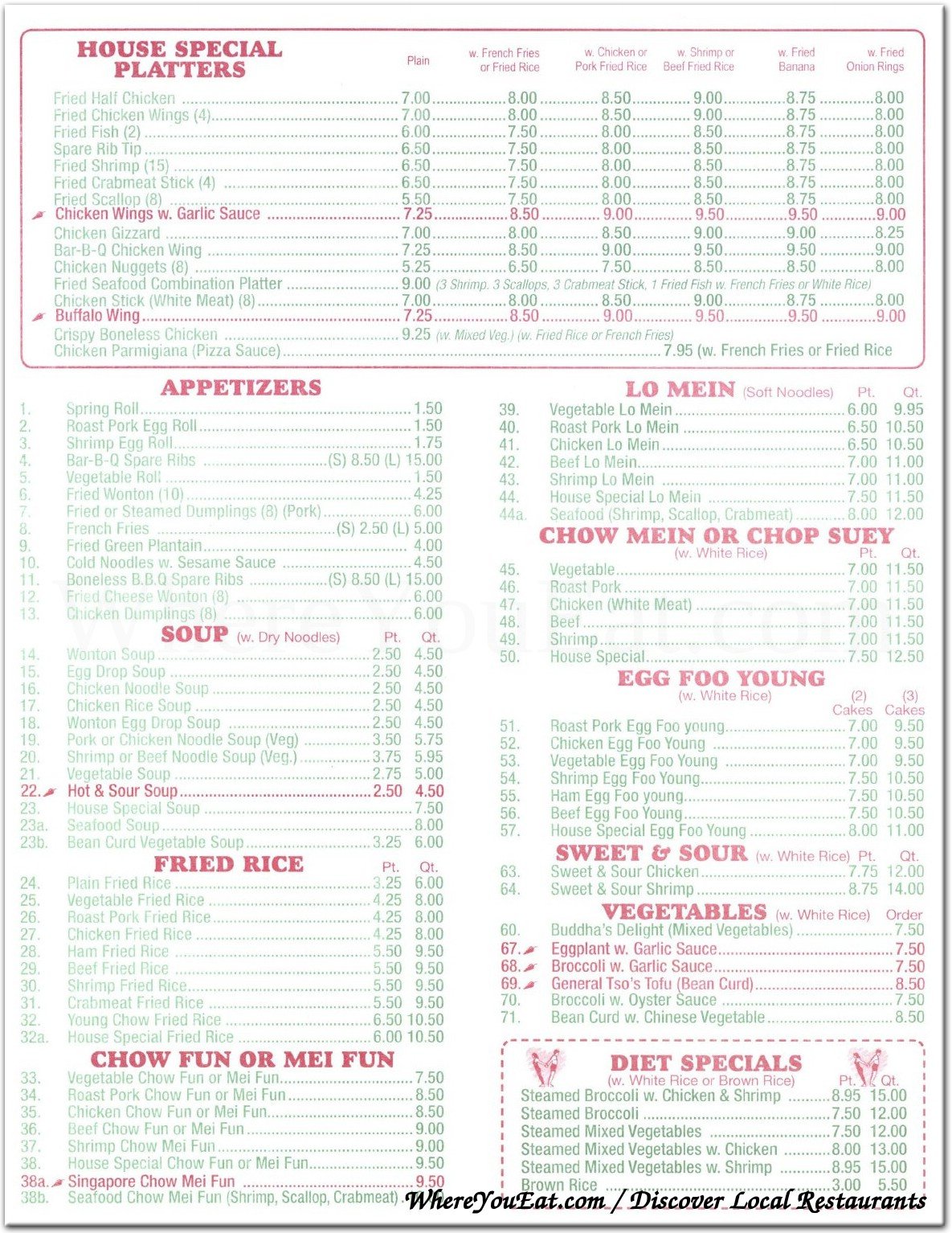 China Xing Restaurant in Brooklyn / Official Menus & Photos