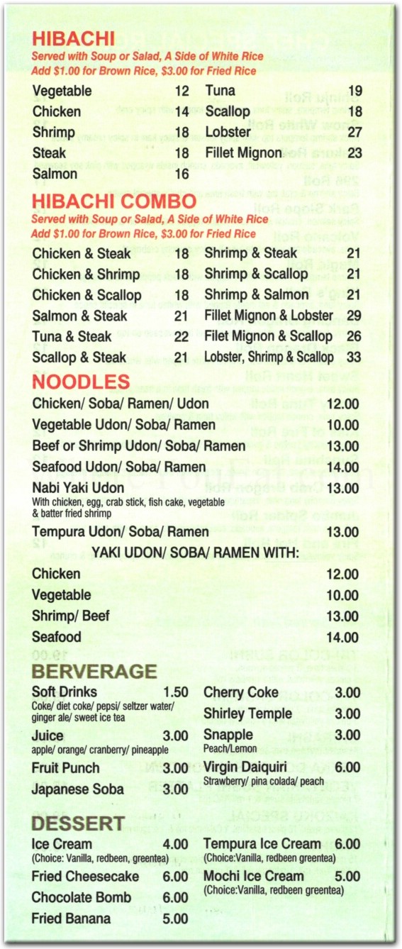 Natto Hibachi and Sushi Restaurant in Brooklyn / Menus & Photos