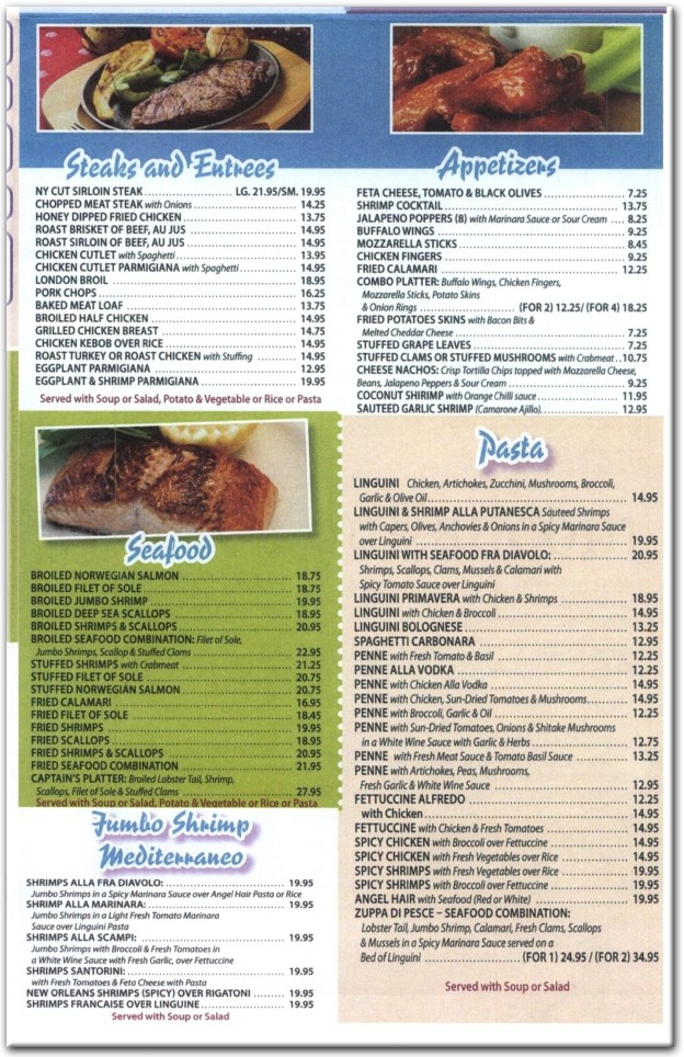 Bedford Cafe Restaurant in The Bronx / Official Menus & Photos